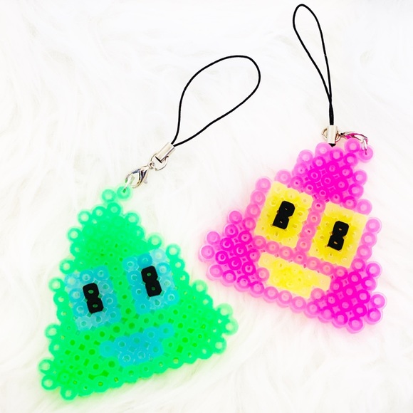 Accessories | Poop Emoji Perler Hanging Chains | Poshmark